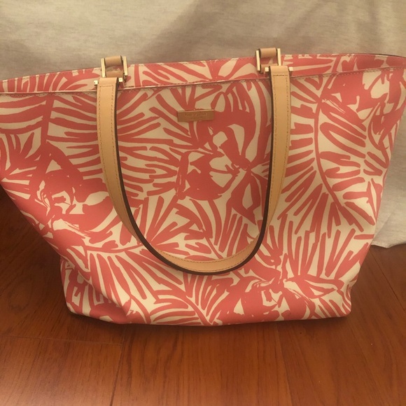 kate spade | Bags | Kate Spade Palm Tree Laptop Tote Bag Purse | Poshmark